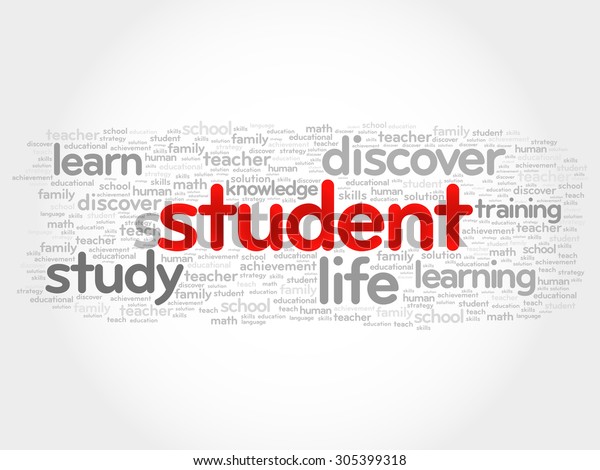Student Word Cloud Education Concept: เวกเตอร์สต็อก (ปลอดค่าลิขสิทธิ์ ...
