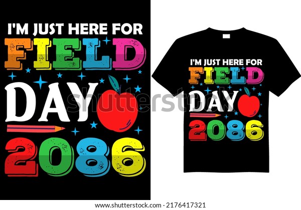 Students Funny Field Day T Shirt Stock Vector (Royalty Free) 2176417321 ...
