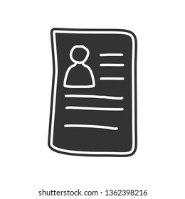 Students Questionnaire Sketch Icon Element Education Stock Vector ...