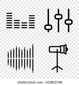 Studio Icons Set Set 4 Studio Stock Vector (Royalty Free) 653832748 ...
