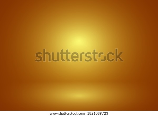 Studio Room Background Gold Color 3 Stock Vector (Royalty Free ...
