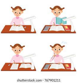 Study That Girl: vetor stock (livre de direitos) 767901211