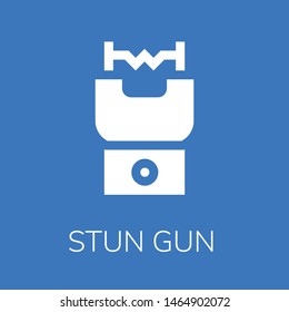 Stun Gun Icon Editable Stun Gun Stock Vector (Royalty Free) 1464902072 ...
