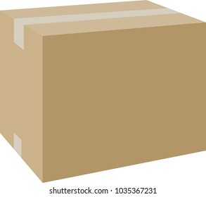 Sturdy Cardboard 2 Stock Vector (Royalty Free) 1035367231 | Shutterstock