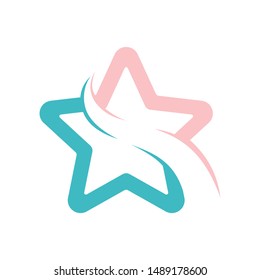 Style Star Clip Art Vector Logo Stock Vector (Royalty Free) 1489178600 ...