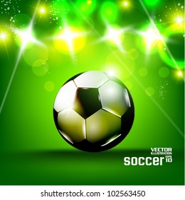 Stylish Conceptual Digital Soccer Vector Design Stock Vector (Royalty ...