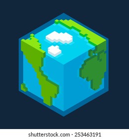 22,369 Pixel Earth Images, Stock Photos & Vectors | Shutterstock