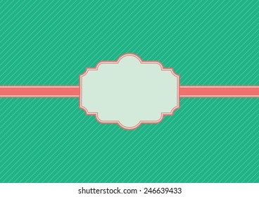 Stylish Greeting Card Label Vector Stock Vector (Royalty Free ...