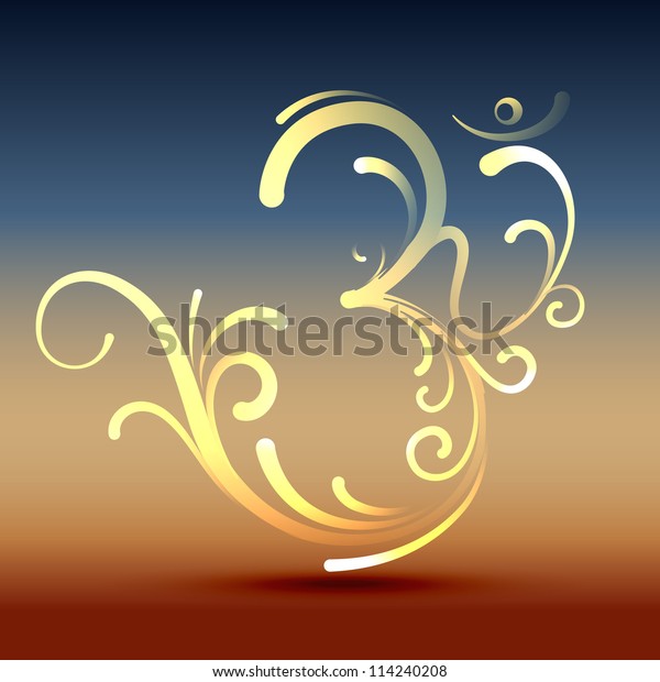 Stylish Hindu Om Symbol Vector Design Stock Vector (Royalty Free) 114240208 Stylish Hindu Om Symbol Vector Design Stock Vector (Royalty Free) 114240208