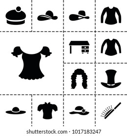 Stylish Icons Set 13 Editable Filled Stock Vector (Royalty Free ...
