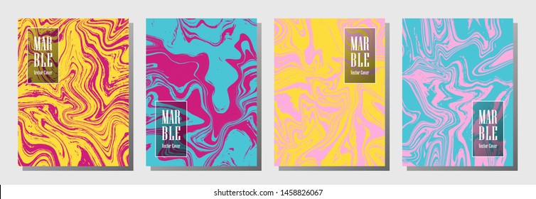 Stylish Journal Layouts Set Pattern Binder Stock Vector (Royalty Free ...