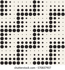 Stylish Minimalistic Halftone Grid Vector Seamless: стоковая векторная ...