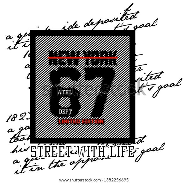 Stylish Trendy Slogan Tee Tshirt Graphics Stock Vector (Royalty Free ...