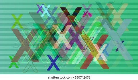 Stylish X Alphabet Vector Background Above Stock Vector (Royalty Free ...