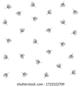 Stylized Branches Isolated On White Background Stock Vector (Royalty ...