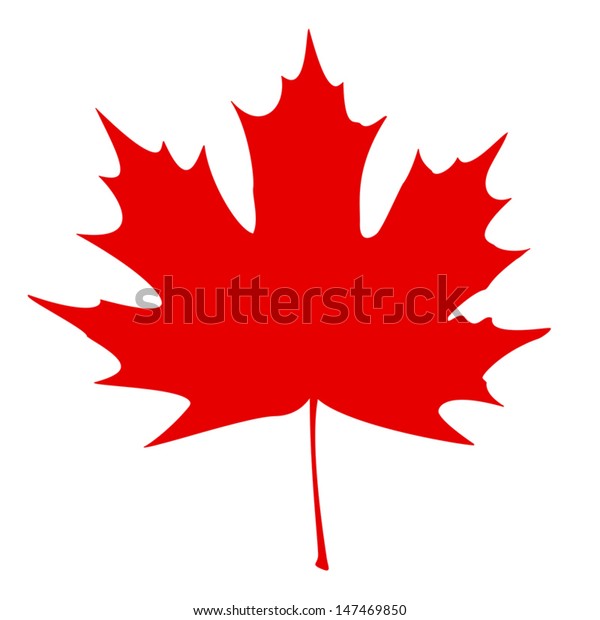 Stylized Canadian Flag Eps10 Vector Illustration Stock Vector (Royalty ...