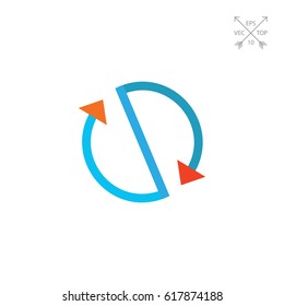 Stylized Circulation Sign Stock Vector (Royalty Free) 414084910