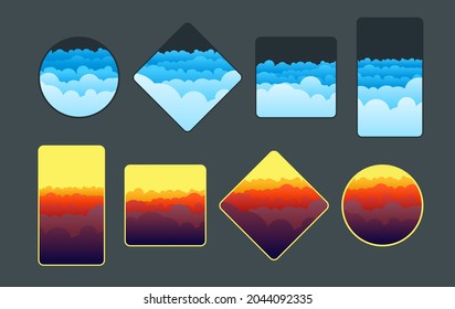 11,672 Stylized Sunset Images, Stock Photos & Vectors | Shutterstock