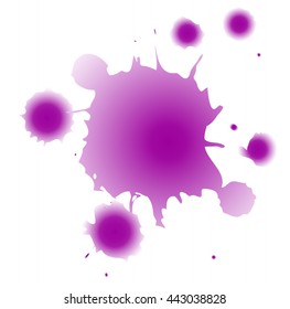 Stylized Drop Watercolor Vector Watercolor Design Stock Vector (Royalty ...
