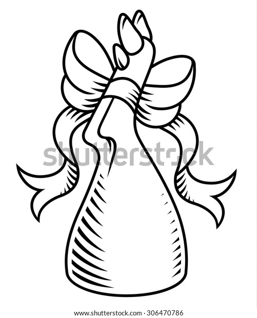 Stylized Engraving Vector Drawing Pig Leg: vector de stock (libre de ...