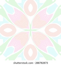 Stylized Flower Spots Hole Doodles Spirals Stock Vector (Royalty Free ...