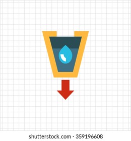Stylized Funnel Icon: เวกเตอร์สต็อก (ปลอดค่าลิขสิทธิ์) 403613659