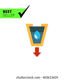 Stylized Funnel Icon Stock Vector (Royalty Free) 403613659 | Shutterstock