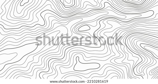Stylized Height Topographic Map Illustration Stock Vector (Royalty Free ...