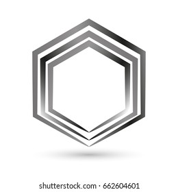 Octagonal Vector Logo Octagram Logo Stock Vector (Royalty Free) 1025635072