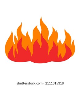 Stylized Illustration Fire Image Design Stock Vector (Royalty Free ...