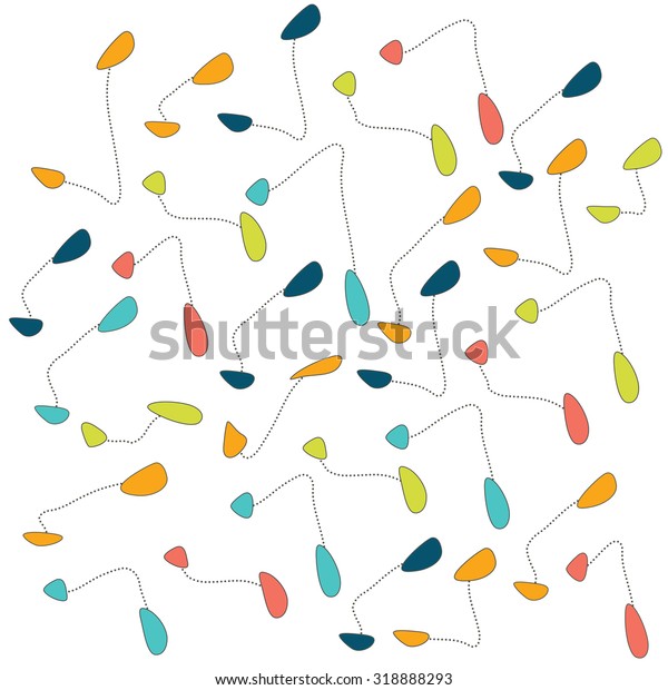 Stylized Party Joy Fun Pattern Abstract Stock Vector (Royalty Free ...