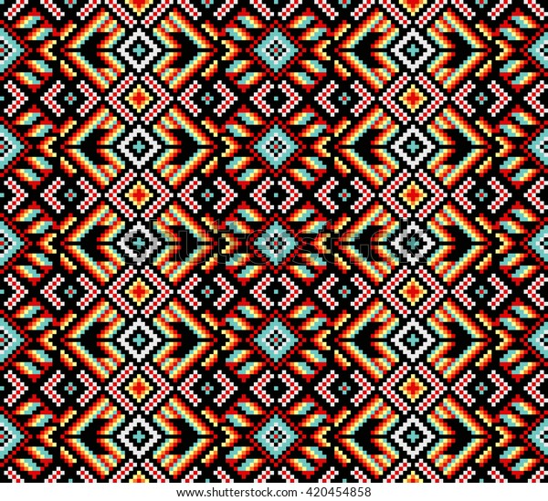 Stylized pattern printing for clothing. Trendy, contemporary ethnic ...