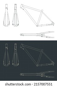 1,016 Bike blueprint Images, Stock Photos & Vectors | Shutterstock
