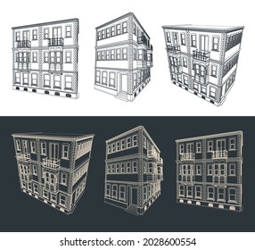 615 Historic Building Blueprints Images, Stock Photos & Vectors ...