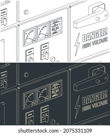 16,411 Electrical Control Panel Stock Vectors, Images & Vector Art ...