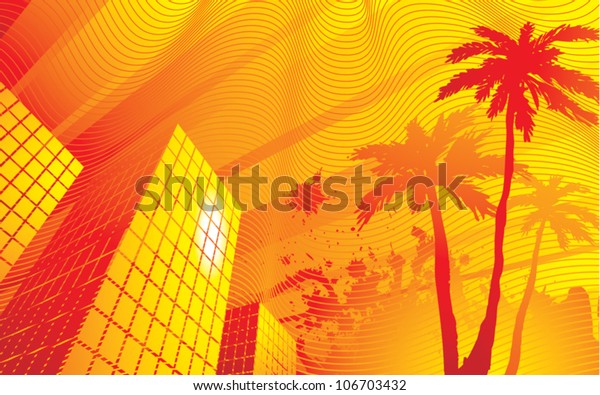 Stylized Vector Illustration Very Hot Summer Stock Vector (Royalty Free ...