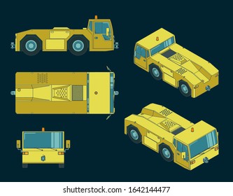 513 Airport push back truck Images, Stock Photos & Vectors | Shutterstock