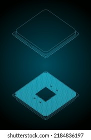2,442 Computer chip blueprint Images, Stock Photos & Vectors | Shutterstock