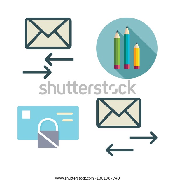 Subject Icon Set Vector Set About Stock Vector (Royalty Free ...