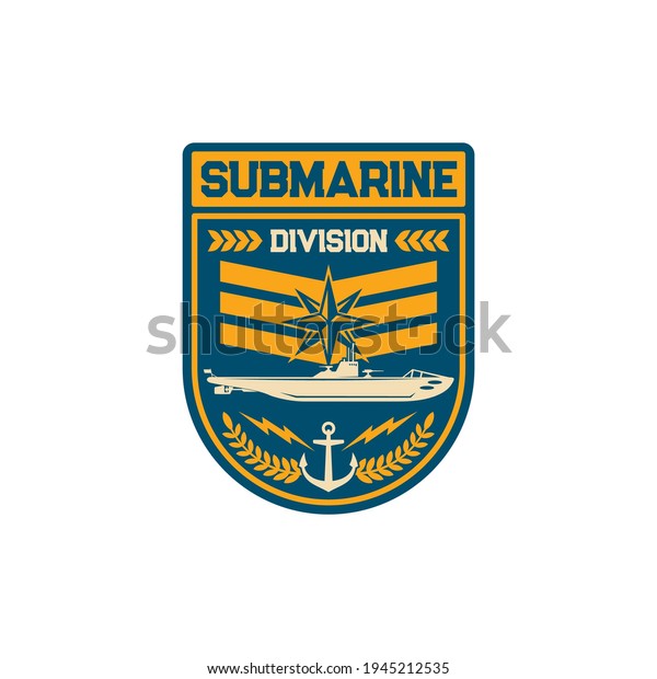 Submarine Division Special Squad Navy Marine Stock Vector (Royalty Free ...