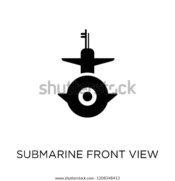 Submarine Front View Icon Submarine Front Stock Vector (Royalty Free ...