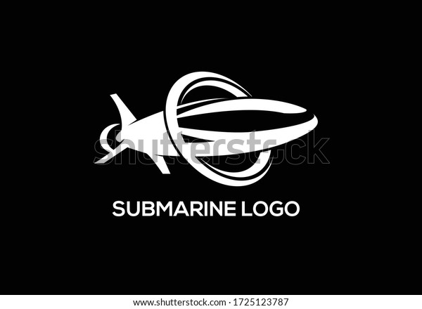 Submarine Icon Symbol Logo Modern Style Stock Vector (Royalty Free ...