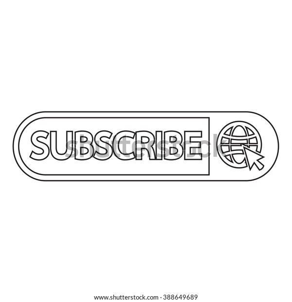 Subscribe Icon Symbol Illustration Design Stock Vector (Royalty Free ...