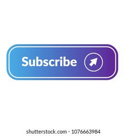 Blue Subscribe Button Shadow Chrome Border: vector de stock (libre de ...