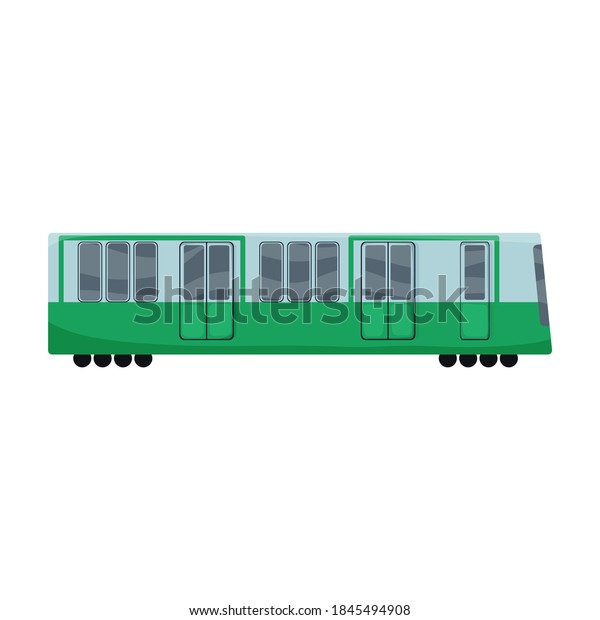 Subway Train Cartoon Vector Iconcartoon Vector Stock Vector (Royalty ...