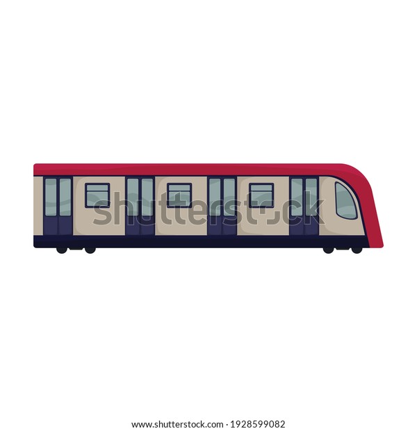 Subway Train Cartoon Vector Iconcartoon Vector Stock Vector (Royalty ...