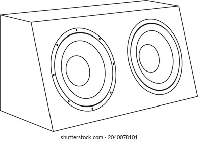 261 Car subwoofer Stock Vectors, Images & Vector Art | Shutterstock