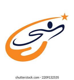 Success Coaching Logo Design Template Vector Stock Vector (Royalty Free ...