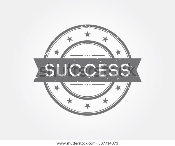 Success Gray Stamp Sign Stock Vector (Royalty Free) 537714073 ...