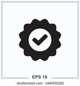 Success Icon Black Isolated Vector Illustration: vector de stock (libre ...